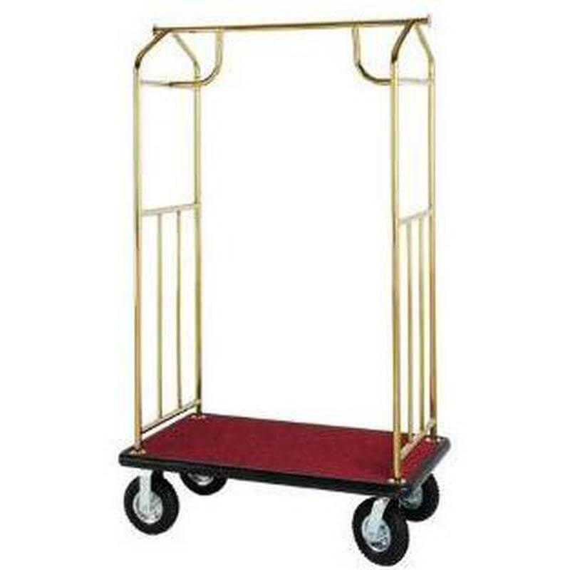 Hotel & Condo Bellman Luggage Cart Stainless Steel Trolley | HYC Design ...