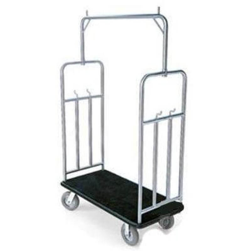 Hotel & Condo Bellman Luggage Cart Stainless Steel Trolley | HYC Design ...